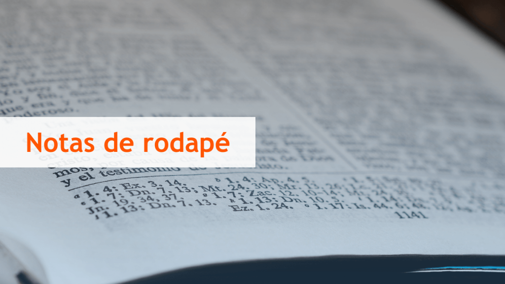 Você sabe como usar as Notas de Rodapé? – AMA Escrever
